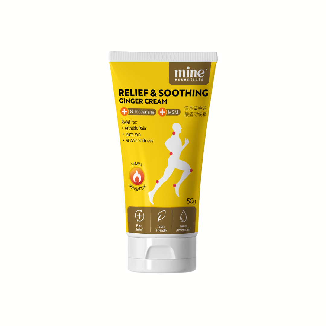 Warm Ginger Pain Relief Cream for Muscle & Joint Comfort | MINE ...